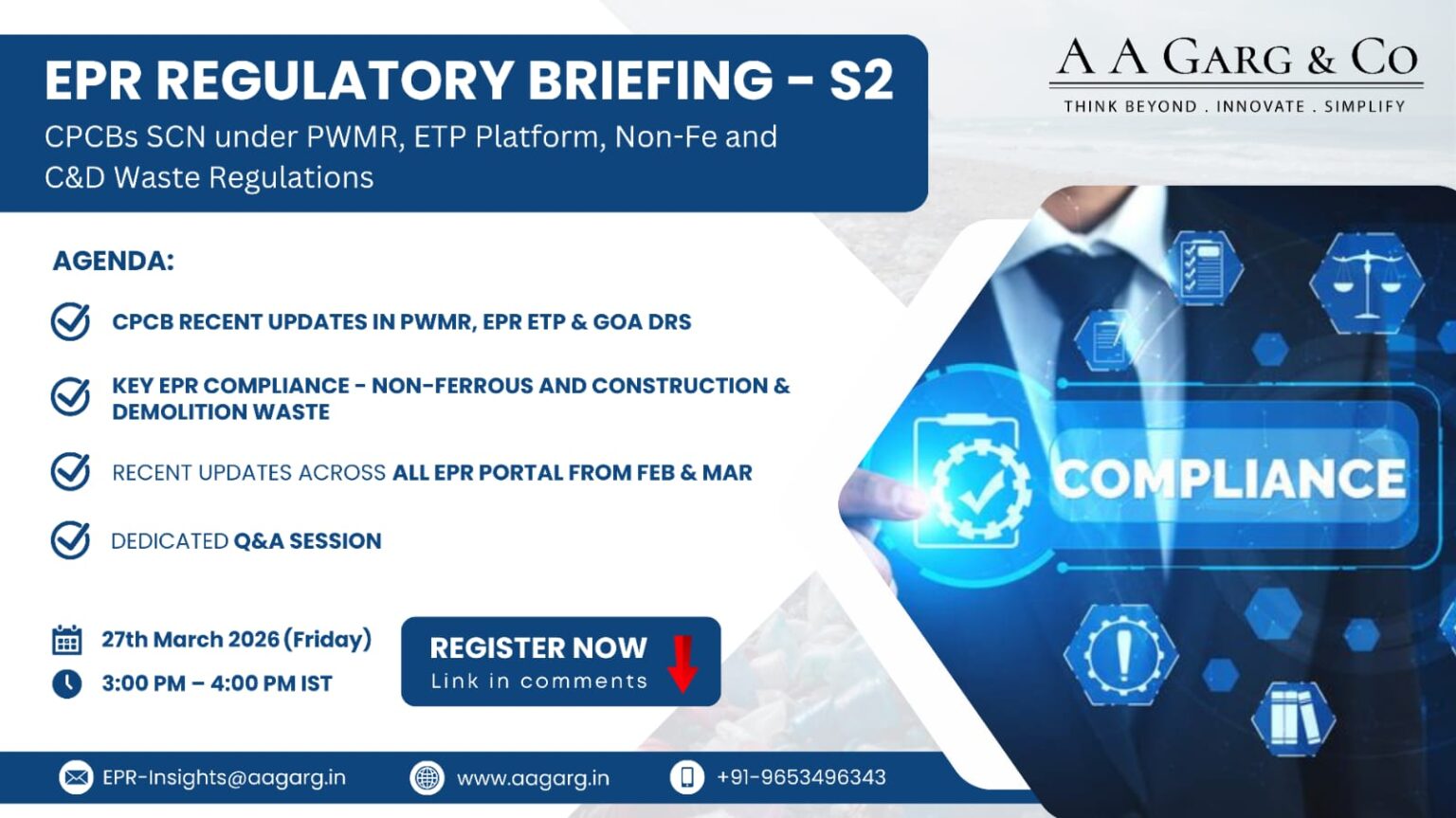 A A Garg & Co | EPR, ESG & Sustainability Compliance Experts